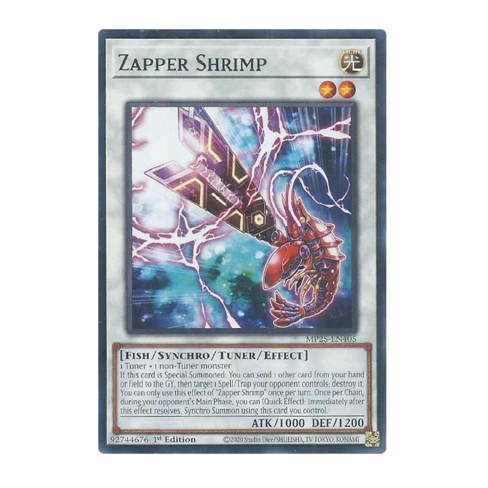 Yu-Gi-Oh! Zapper Shrimp - 2025 Mega-Pack (MP25) – Avalon Marketplace